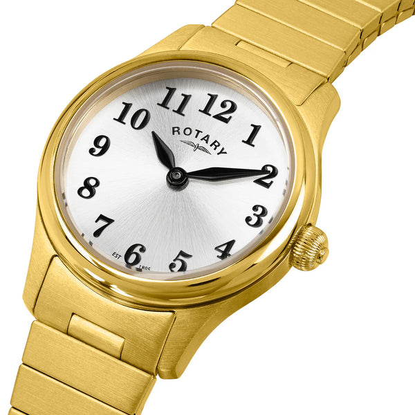 Rotary Ladies Gold Tone Heritage Altera Quartz Watch RLB05762/22 ...